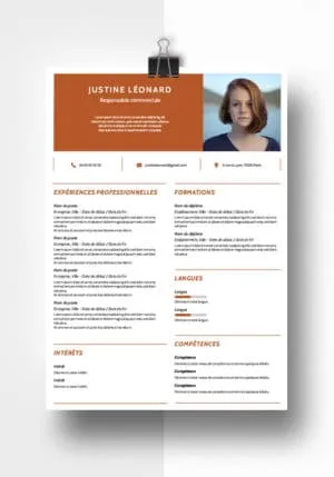 Modèle CV Anna